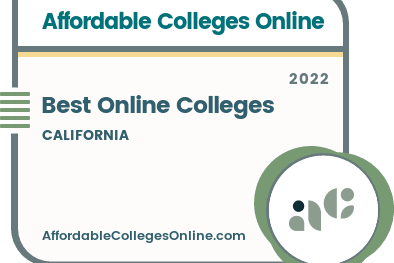 Best Online Colleges in California badge