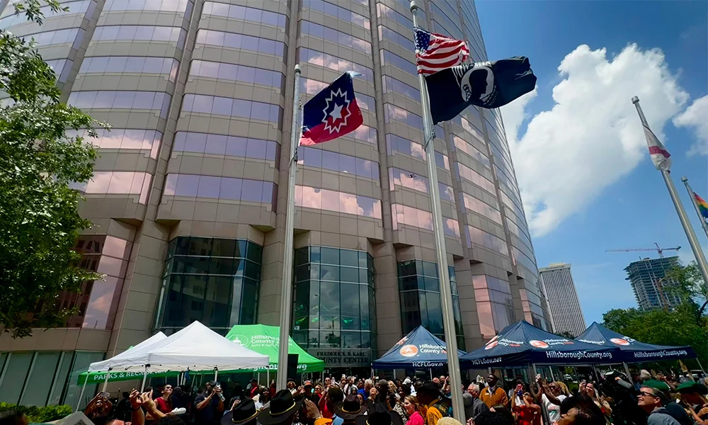 Hillsborough County Marks Juneteenth Holiday with 5th Annual Flag ...