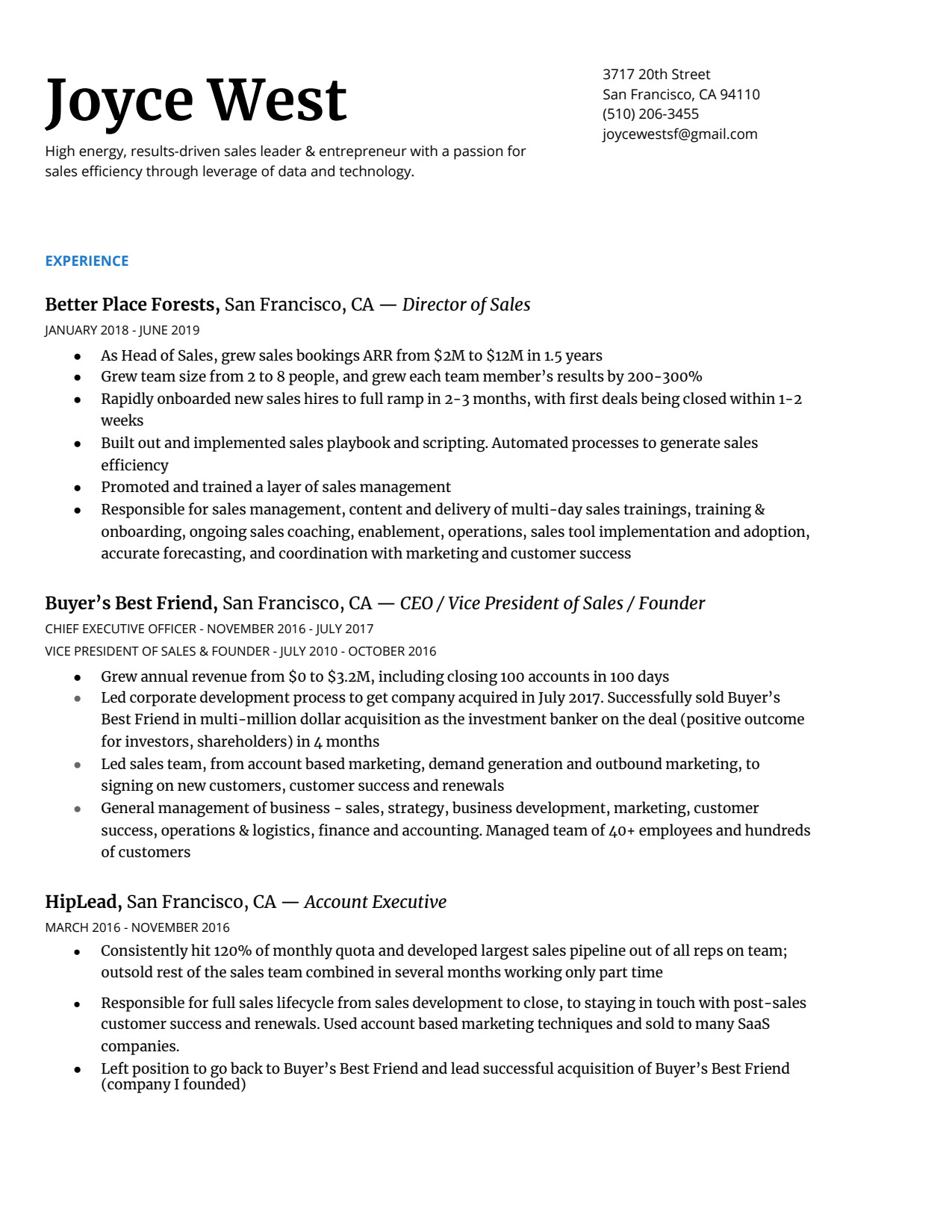 Joyce West Resume 2019 (2).pdf - New HireClub