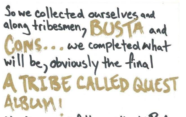Q-TIP ANNOUNCES NEW ATCQ ALBUM