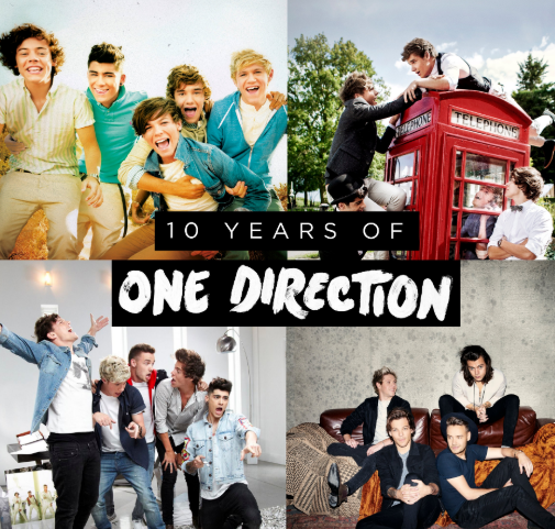 1D RETURNS TO CHARTS BEHIND 10-YEAR ANNI