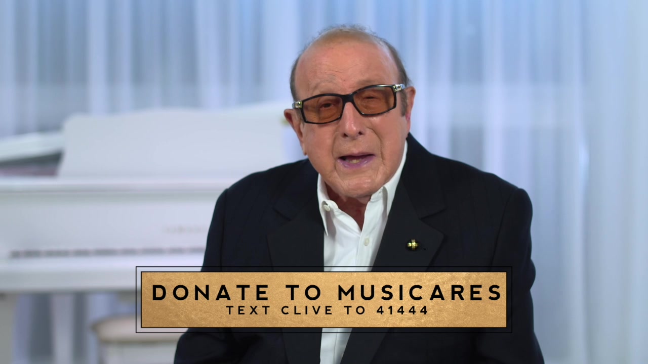 CLIVE'S PRE-GRAMMY MUSICARES GALA GOES VIRTUAL