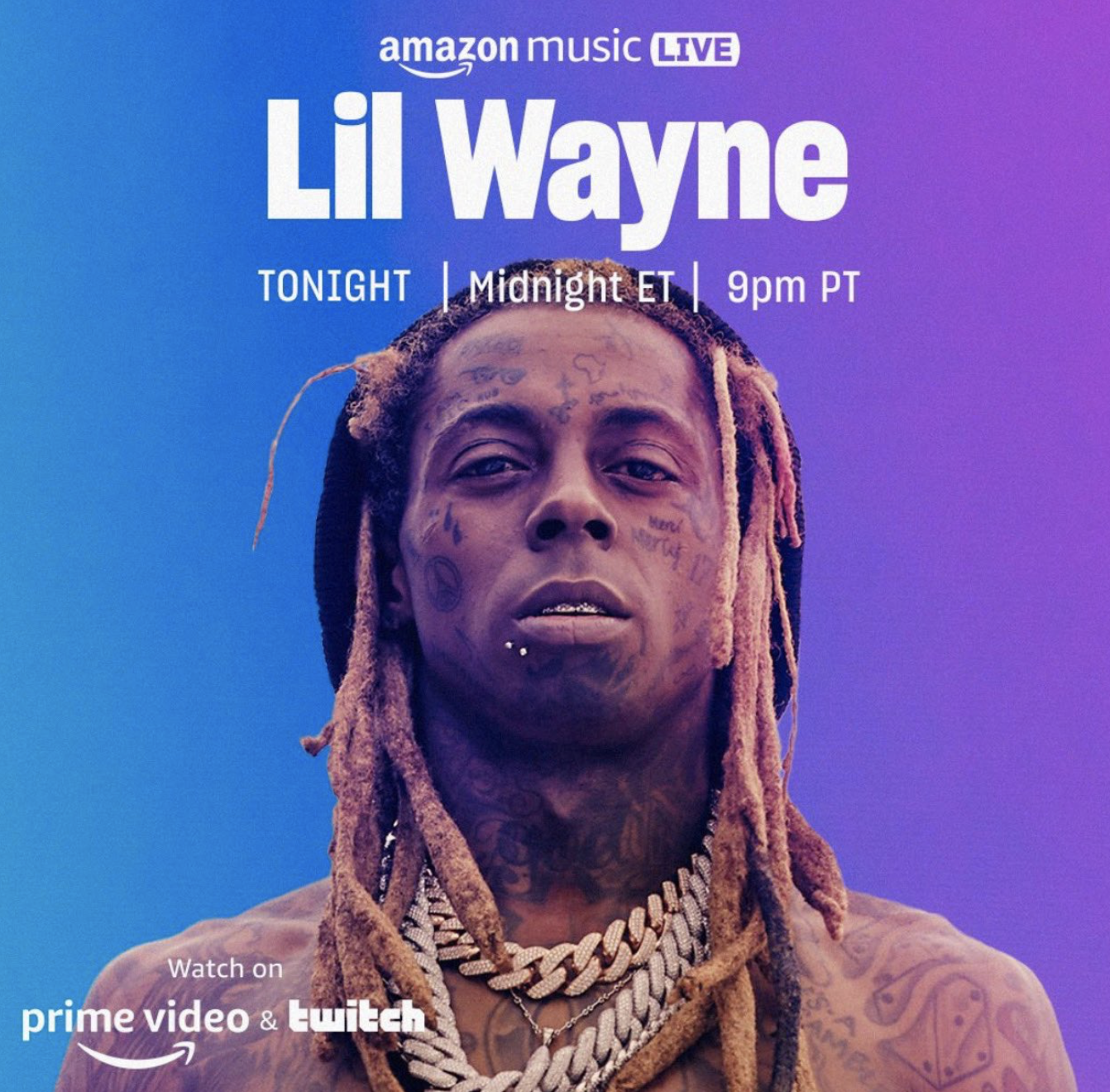 LIL WAYNE TAKES THE AMAZON MUSIC LIVE STAGE