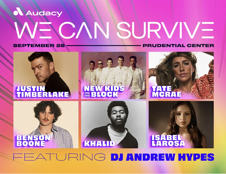 AUDACY UNVEILS "WE CAN SURVIVE" CONCERT LINEUP