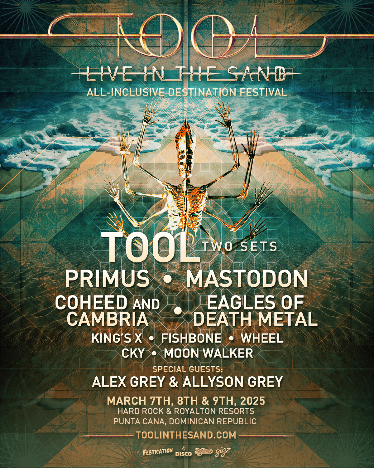 TOOL TOUTS FIRST DESTINATION FESTIVAL