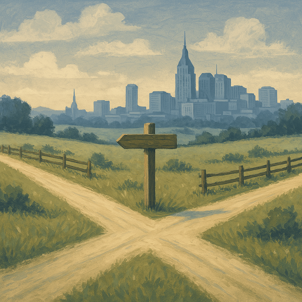 COUNTRY AT A CROSSROADS