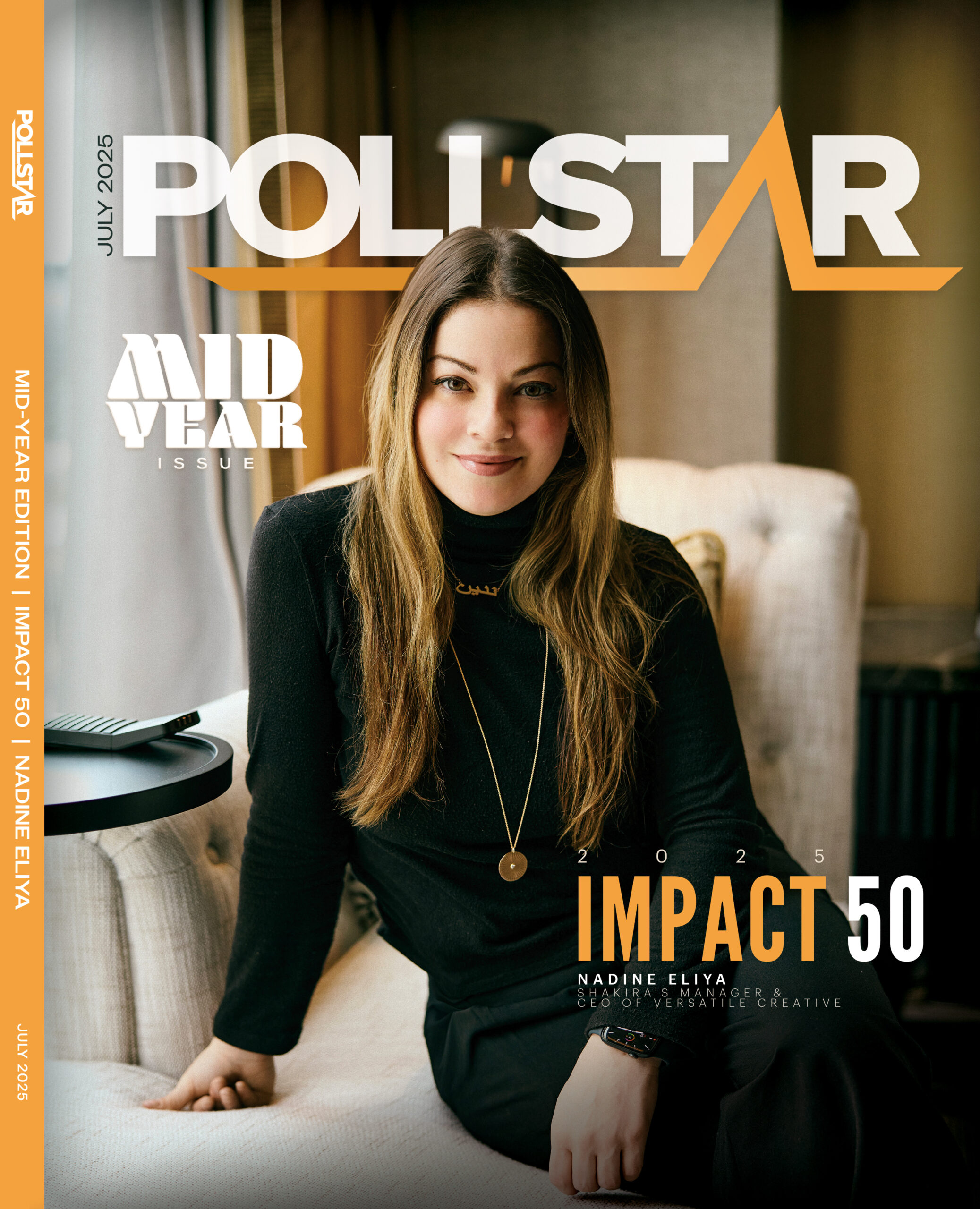 SHAKIRA MANAGER NADINE ELIYA LEADS "POLLSTAR" IMPACT 50