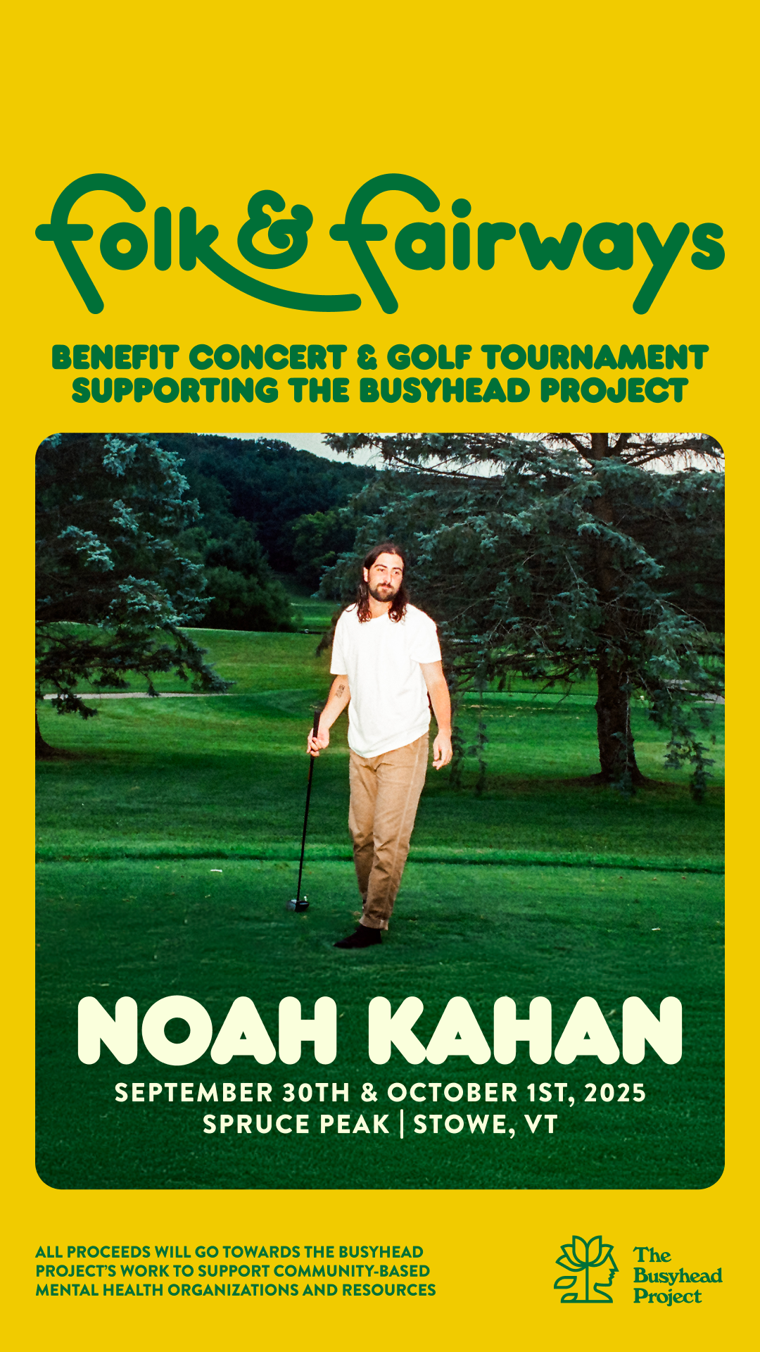 Stick Season: Noah Kahan to Host, Perform at Benefit Golf Tourney