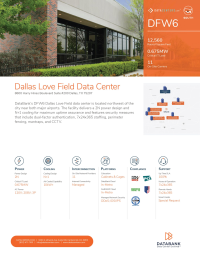 DataBank Dallas Love Field Data Center | Advanced Colocation & Connectivity
