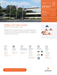 Advanced Colocation & Network Services at DataBank Dallas LBJ