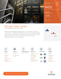 DataBank IAD2 McLean Data Center | Secure Colocation and Connectivity