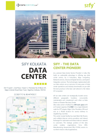 Sify Technologies Kolkata Data Center | Secure Colocation & Network Services