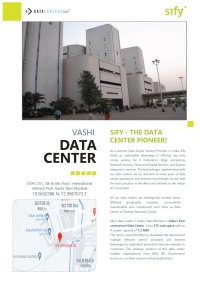 Sify Mumbai 01 Vashi | Premier Data Center Services in Navi Mumbai
