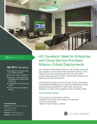 H5 Data Centers in Cleveland | Advanced Colocation and Connectivity