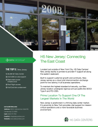 H5 Data Centers in New Jersey | Premier Colocation and Network Services