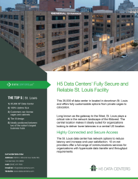 H5 Data Centers in St. Louis | Colocation & Connectivity Excellence