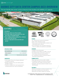 Vantage Data Centers Quebec City | Eco-Friendly IT Infrastructure