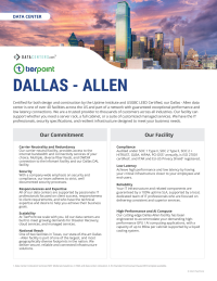 TierPoint Dallas Allen Data Center | Secure, Scalable IT Services