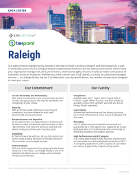TierPoint Raleigh Data Center | Secure, Scalable IT Infrastructure ...
