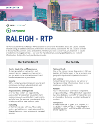 TierPoint Raleigh RTP Data Center | Colocation, Cloud, Managed IT Services