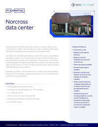 Flexential Atlanta Norcross Data Center | Secure, Scalable IT Services