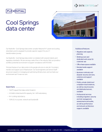 Flexential Nashville Cool Springs Data Center | Secure, High-Capacity ...