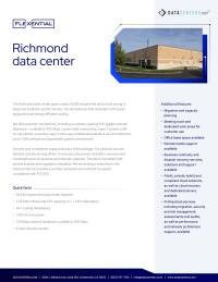 Flexential Richmond Data Center | High-Capacity Network and Secure ...