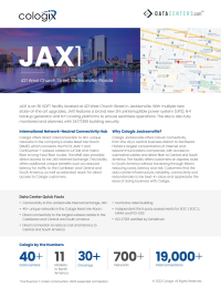 Cologix JAX1 Jacksonville Data Center | Direct Subsea Cable Connectivity