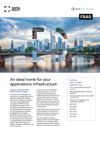 Explore FRA5: A Leading-Edge Data Center by Digital Realty in Frankfurt