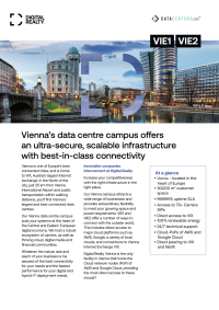 Explore VIE1 and VIE2: Digital Realty’s Data Centers in Vienna, Austria
