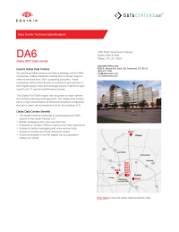 Explore Equinix DA6 Dallas: Strategic Colocation and Digital Services