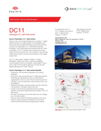 Explore Equinix DC11 in Ashburn: A Gateway for Global Digital Connectivity