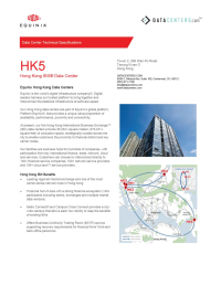 Discover Equinix HK5 in Hong Kong: A Linchpin of Asia's Digital Economy