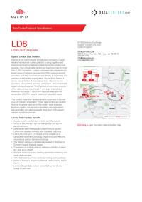Explore Equinix LD8 in London: Your Strategic Partner for Global ...
