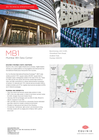 Explore Equinix MB1 Mumbai: India's Premier Data Center for Cloud and ...