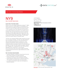 Equinix NY9 New York: Premier Connectivity and Colocation Services