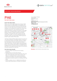 Discover Equinix PA5 Aubervilliers: A Gateway to Global Digital Ecosystems