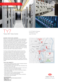Equinix TY7 in Tokyo: Advanced Digital Infrastructure for Global ...