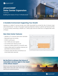 Explore phoenixNAP’s New High-Capacity Data Center in Phoenix