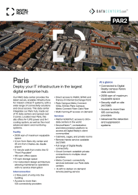 Connect and Expand with Digital Realty's PAR2 Data Center in Paris