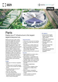 Digital Realty Paris PAR8: Premier Connectivity and Sustainability in a ...