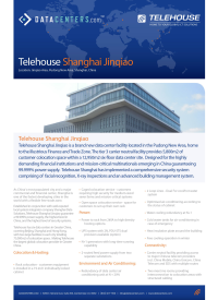 Telehouse Shanghai Jinqiao: Premier Data Center Services in China’s ...