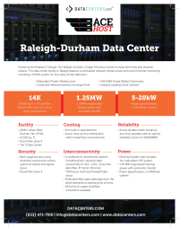 Raleigh-Durham Data Center | Secure & Scalable Infrastructure Solutions