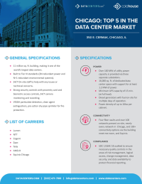 High-Capacity Data Center in Chicago | Tier III & Extensive Connectivity