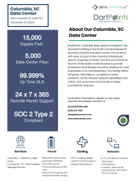 DartPoints Columbia Data Center: Pioneering Digital Excellence in SC