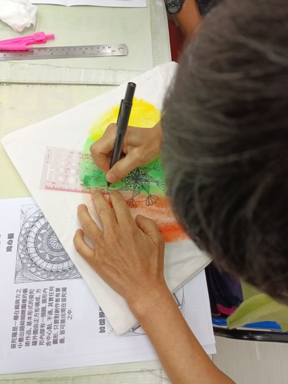 曼陀羅布袋 工作坊 | 729paper 香港手作教室