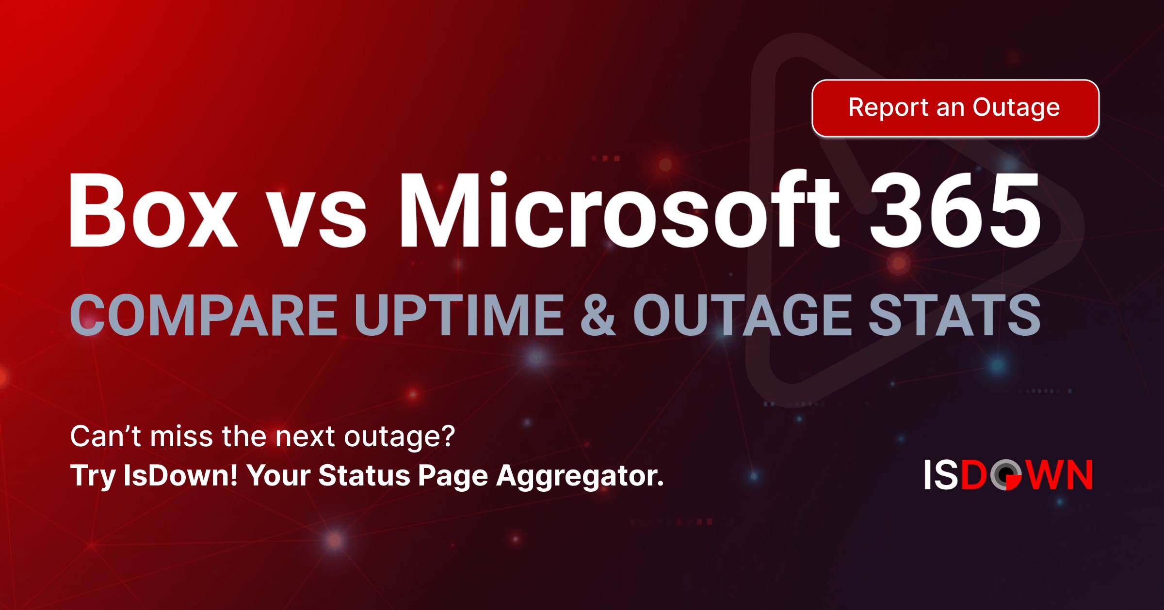 Box vs Microsoft 365 | Compare Uptime & Outage History | IsDown