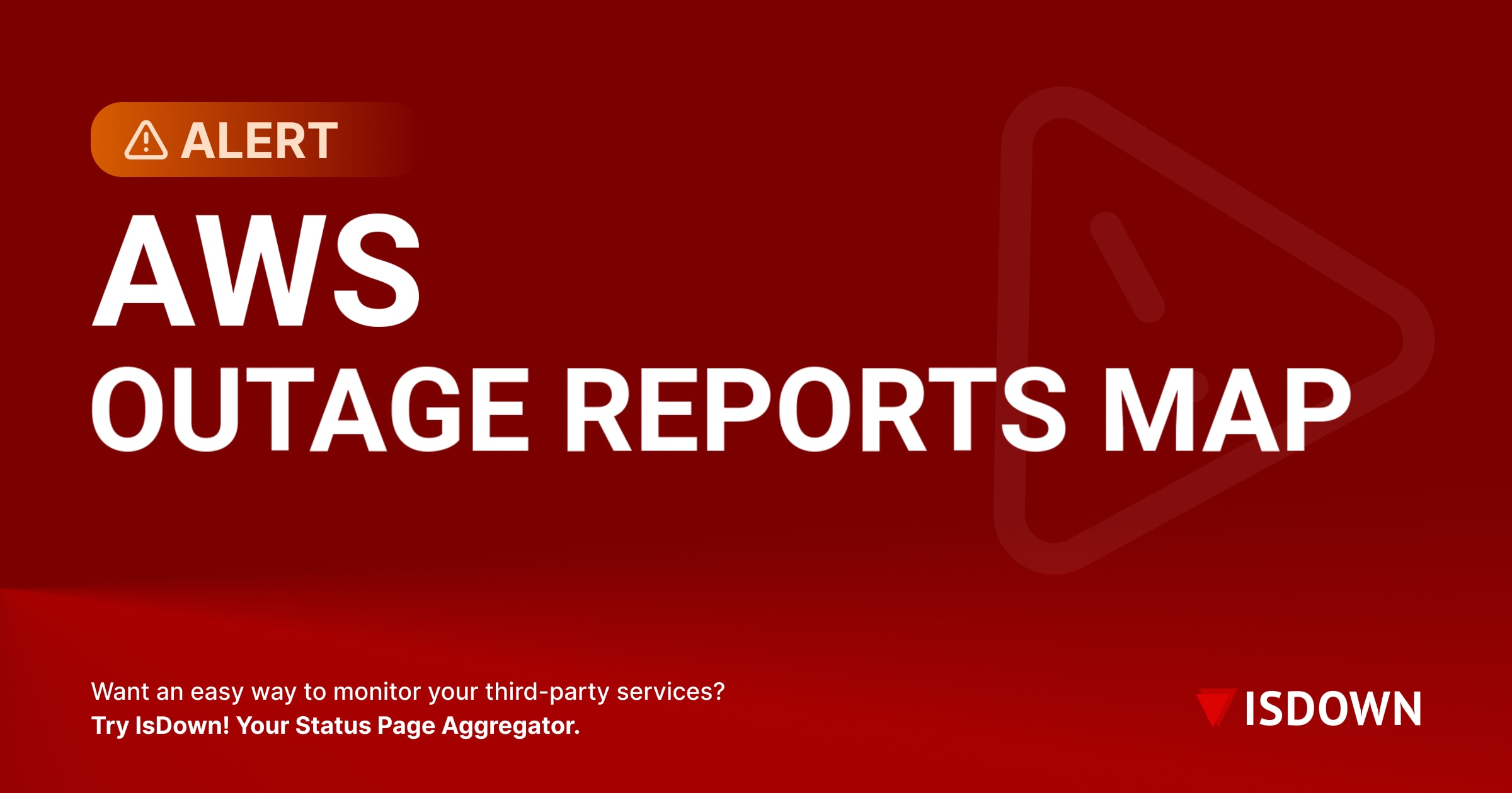 AWS Outage Reports Map | IsDown