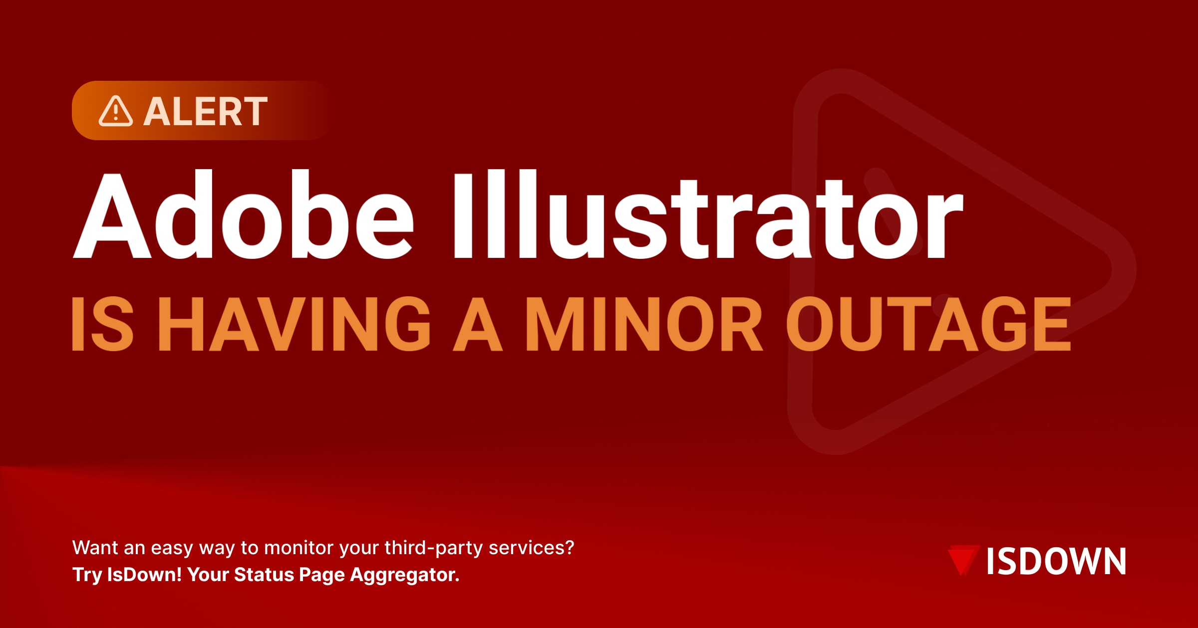 Is Adobe Illustrator down? Check Adobe Illustrator status and user ...