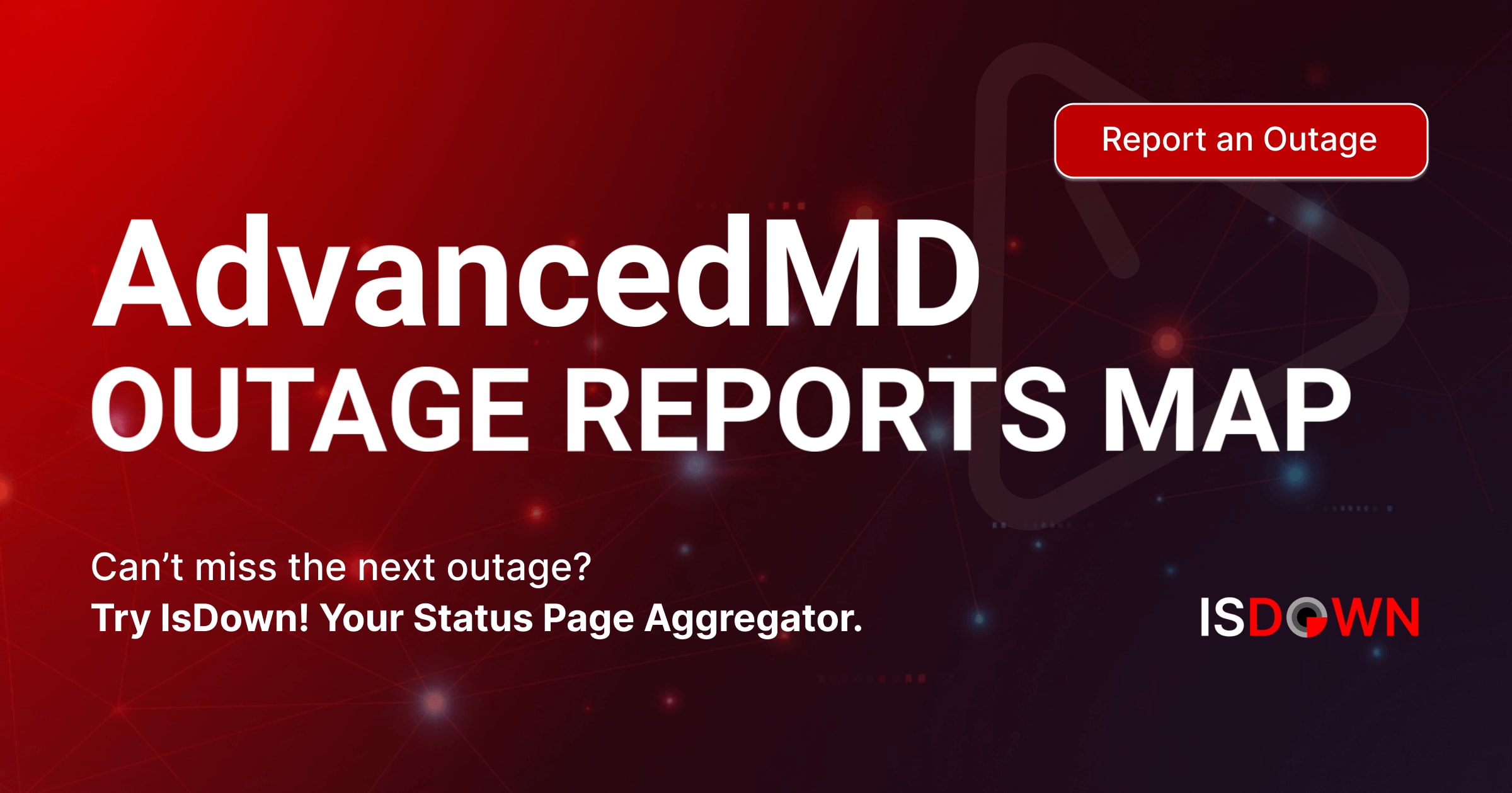 AdvancedMD Outage Reports Map | IsDown